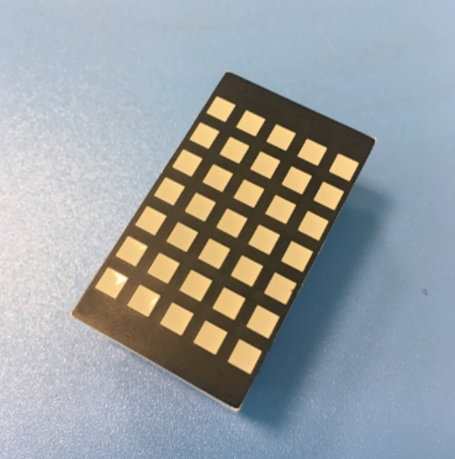 Ultra-amber 5*7 Square Dot-matrix Led Displays, 3mm For Elevator ...