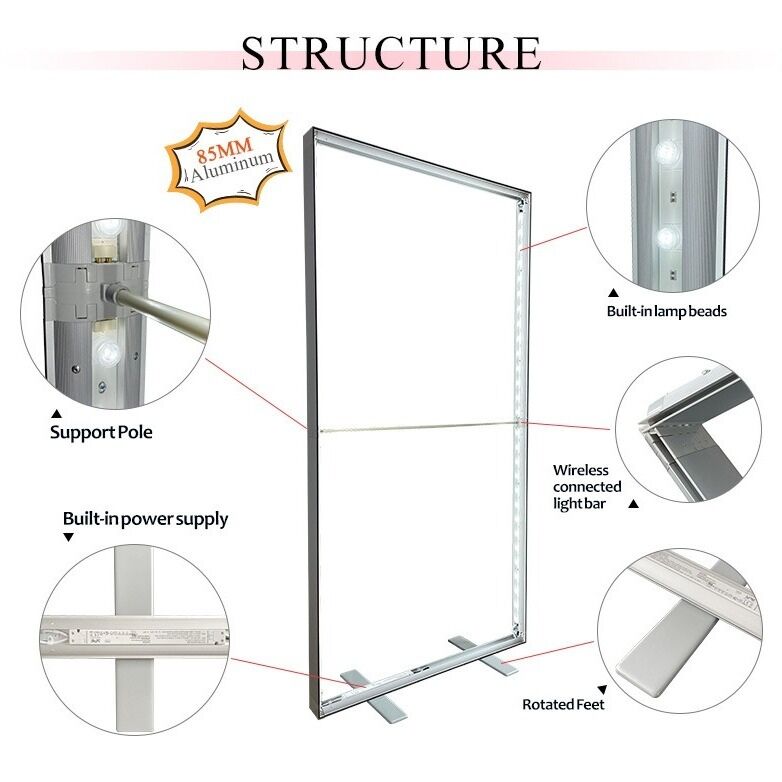 10ft Ultra Slim Backlit Led Light Box | Fabric Sign | Manufacturer ...