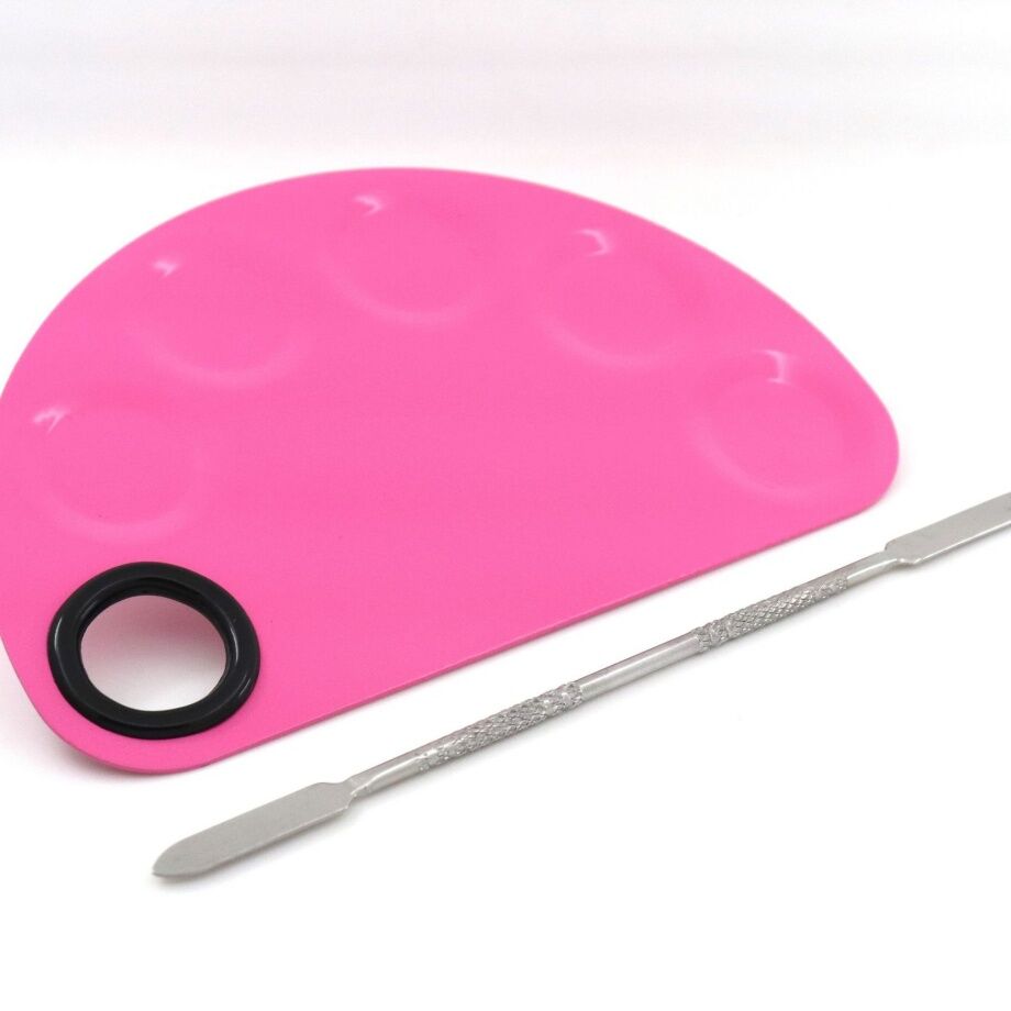 Stainless Steel Color Palette Semi-circular Square Blending Foundation ...