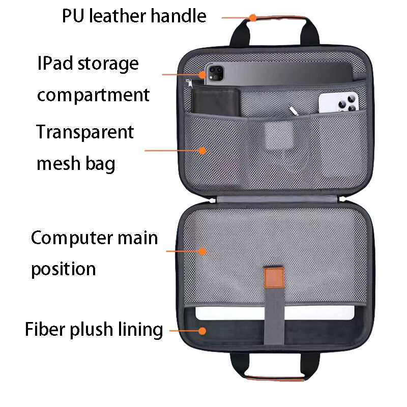 Hard Shell Laptop Case For Men Women,15-15.6 Inch Computer Bag ...