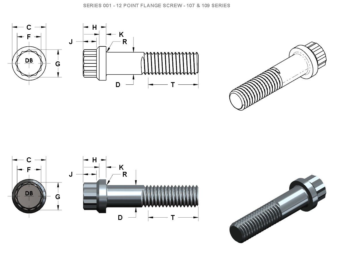 Promotional Oem Sustainable 12 Point Flange Bolt Yellow Zinc Plated M7 ...