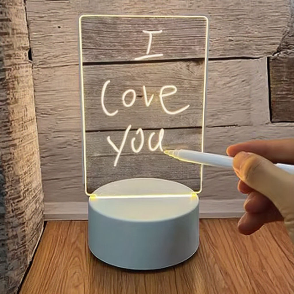 1 Color With Switch Led Message Board Erasable Writing Board Creative ...