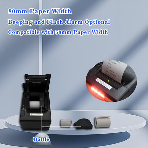 Thermal Receipt Printer Portable Bluetooth , 203dpi Cheque Printer