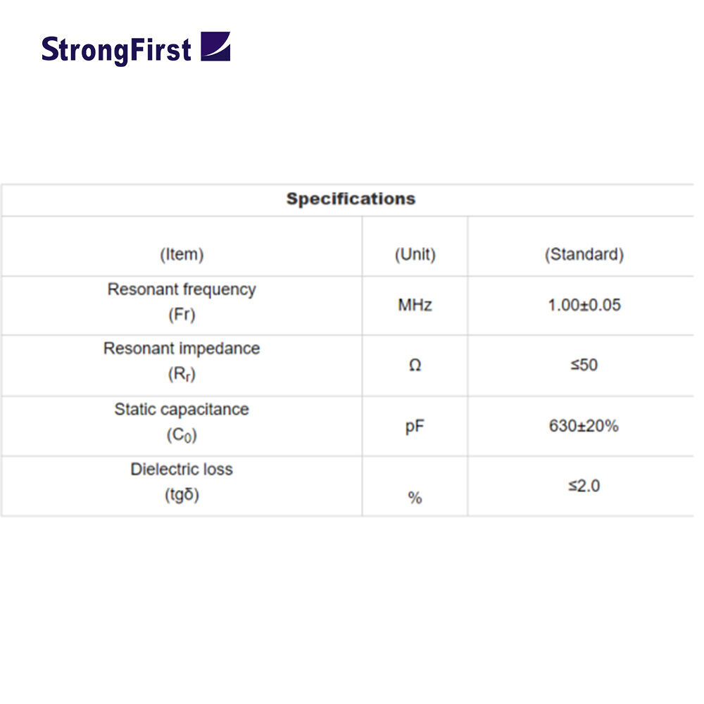 Strongfirstpiezo Ceramic Disc Micro Ultrasonic Sensor Disc Resistence ...