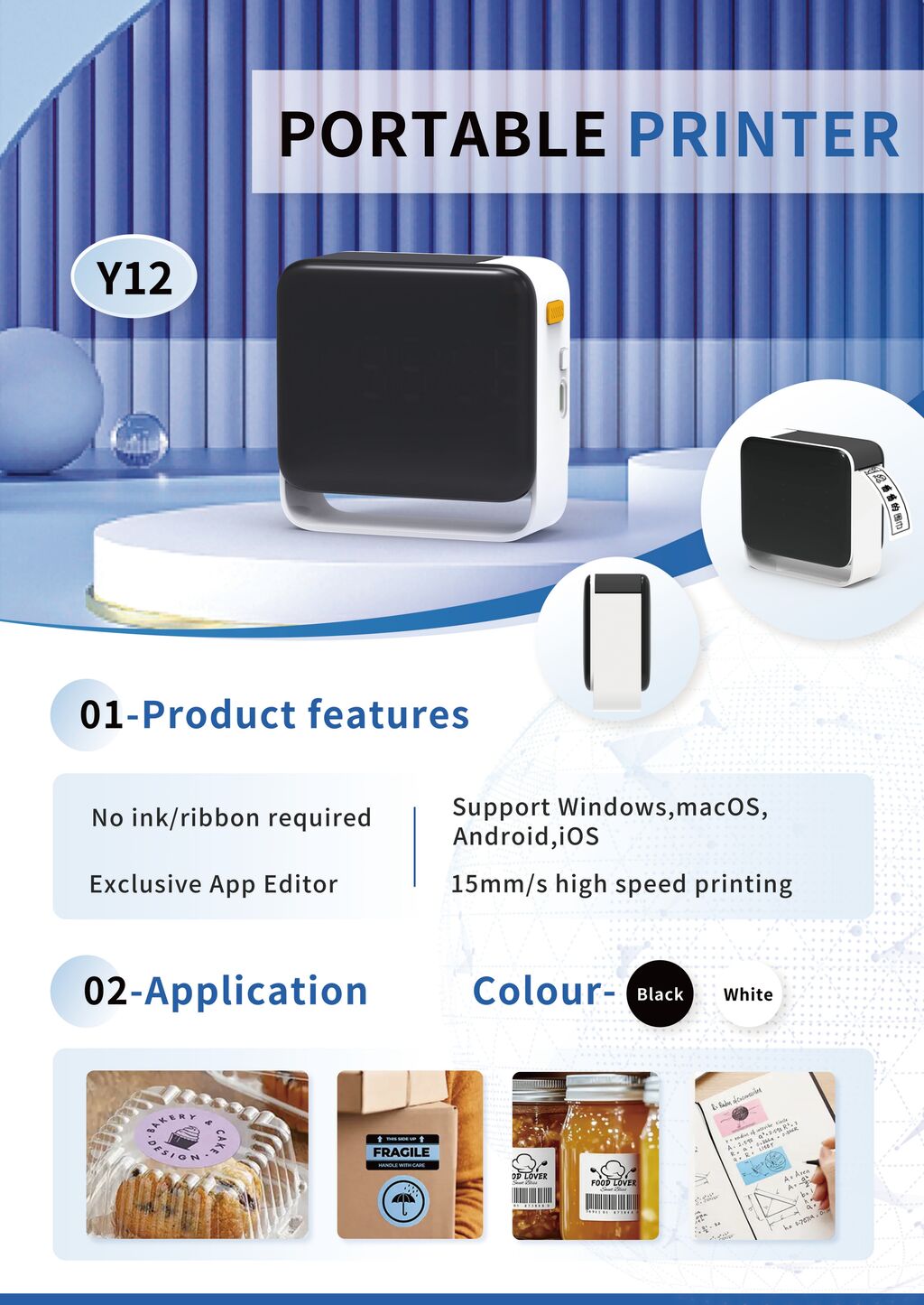 Buy China Wholesale Rohs Certified Portable 203dpi Mini Wireless Label ...