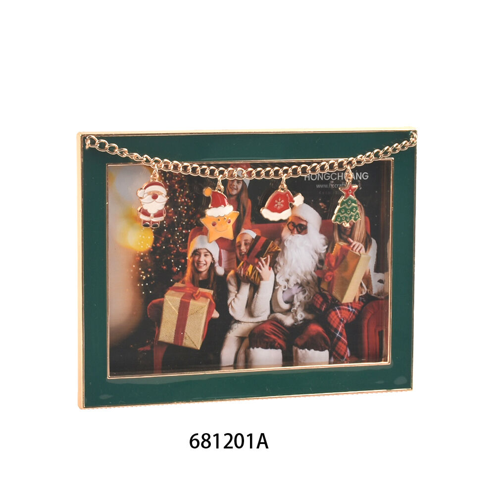 Christmas Epoxy Metal Zinc Alloy Photo Frame Studio Gift Picture Frames ...