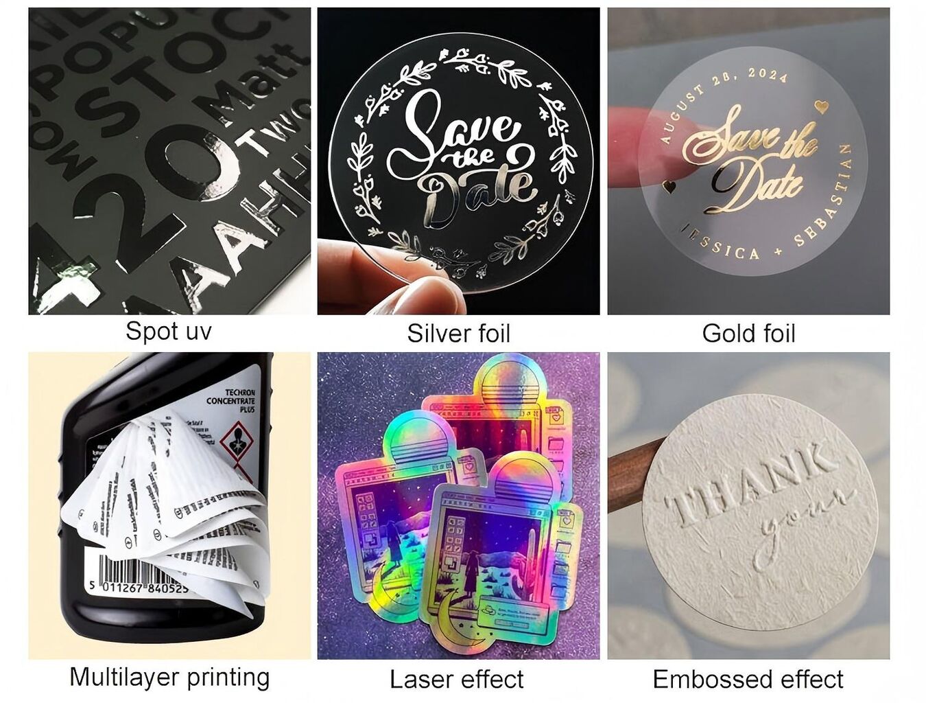 Made In Usa Hologram Flag Labels 1-inch Round American Stickers Glossy ...