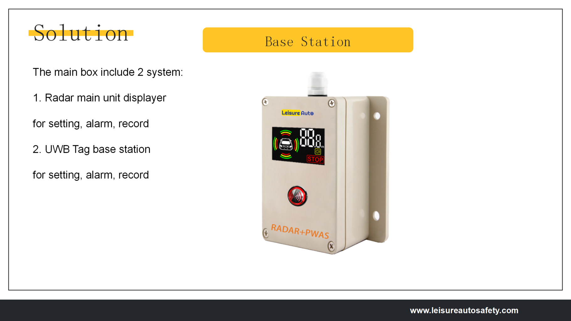 Millimeter Wave Radar With Pwas Uwb Proximity Warning Alert System ...