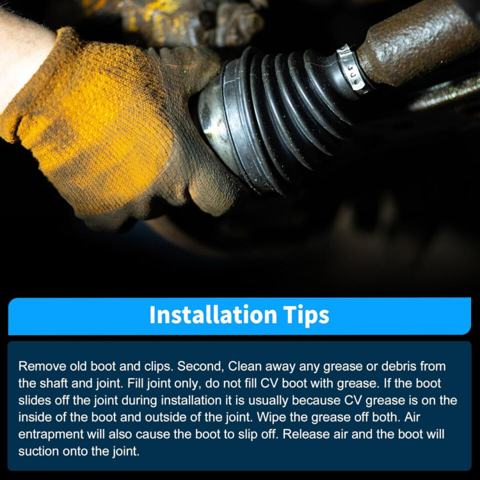 Buy China Wholesale Cv Joint Boot With 2 Stainless Steel Clamps ...