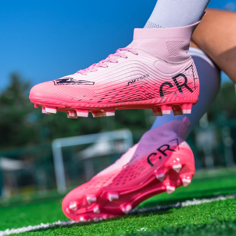 High-ankle Football Boots With Enhanced Stability And Breathable Knit ...