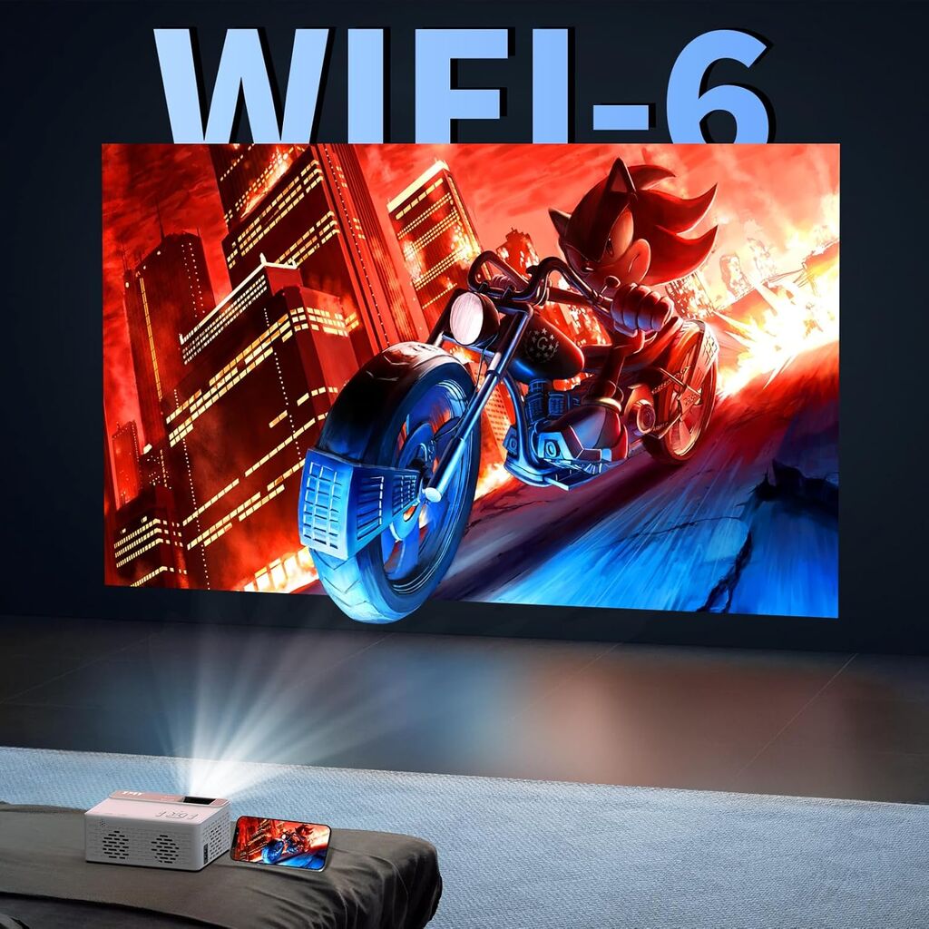 4k Tri-led-laser Portable Projector, 2600 Lumens, No Laser Speckle, No ...