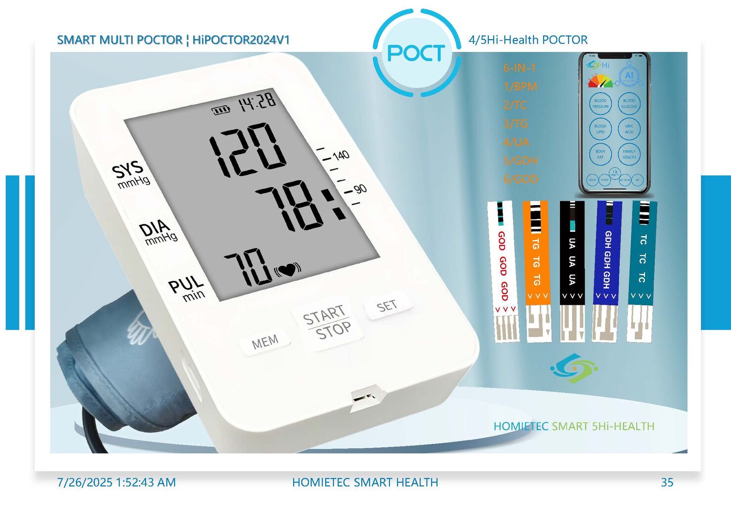 Cfda Nmpa Ce-ivd Multi Monitoring System, Rapid Test Diagnostics System ...