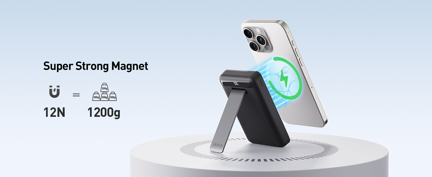 Buy China Wholesale Metal Stand Power Bank 10000mah With Magcool 2.0 ...