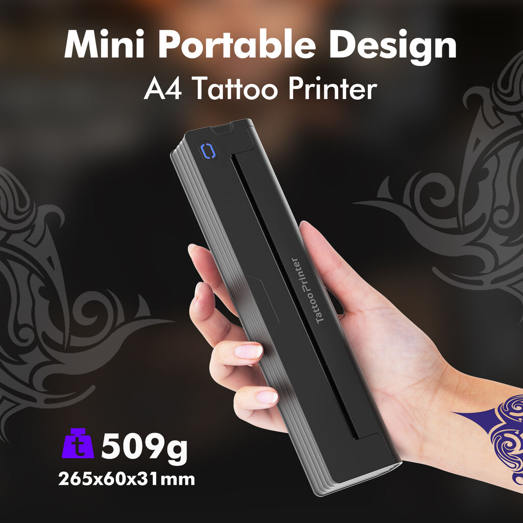 Hotsale A4 Professional Handheld Wireless Tattoo Printer Mini A4 ...