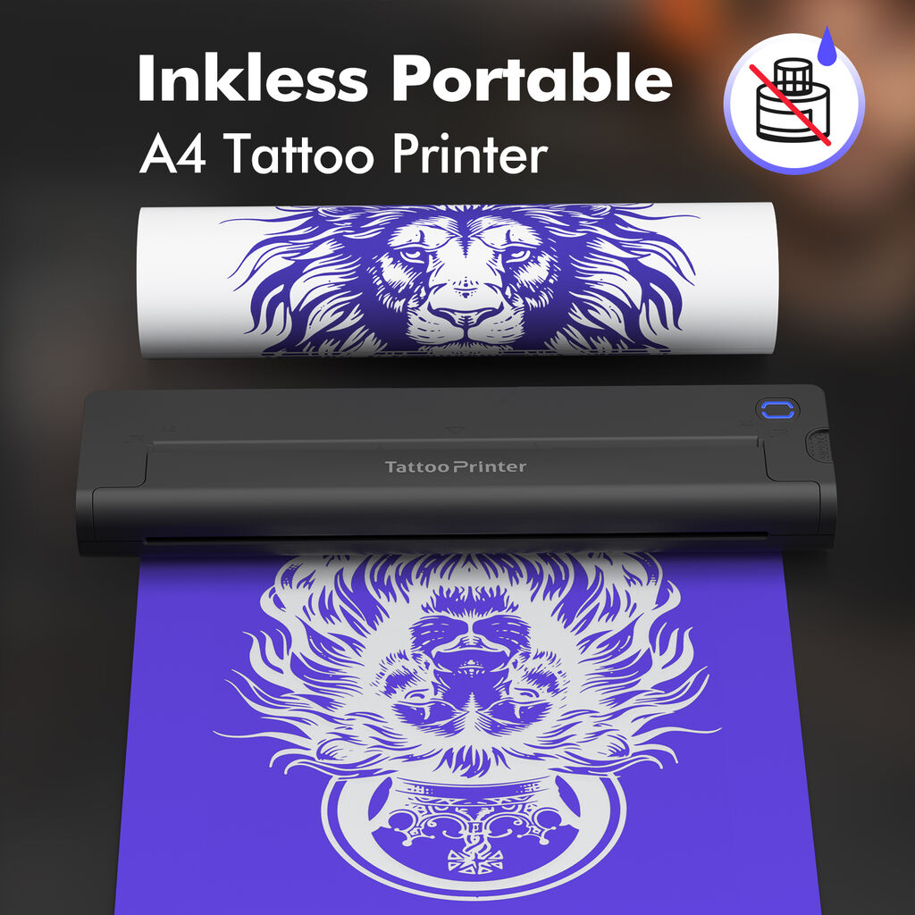 Hotsale A4 Professional Handheld Wireless Tattoo Printer Mini A4 ...