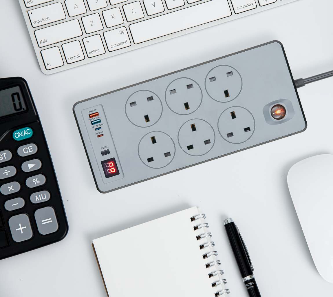 Bulk Buy China Wholesale Mnuo Smart Power Strip With 6 Ac Outlets, 2c2a ...
