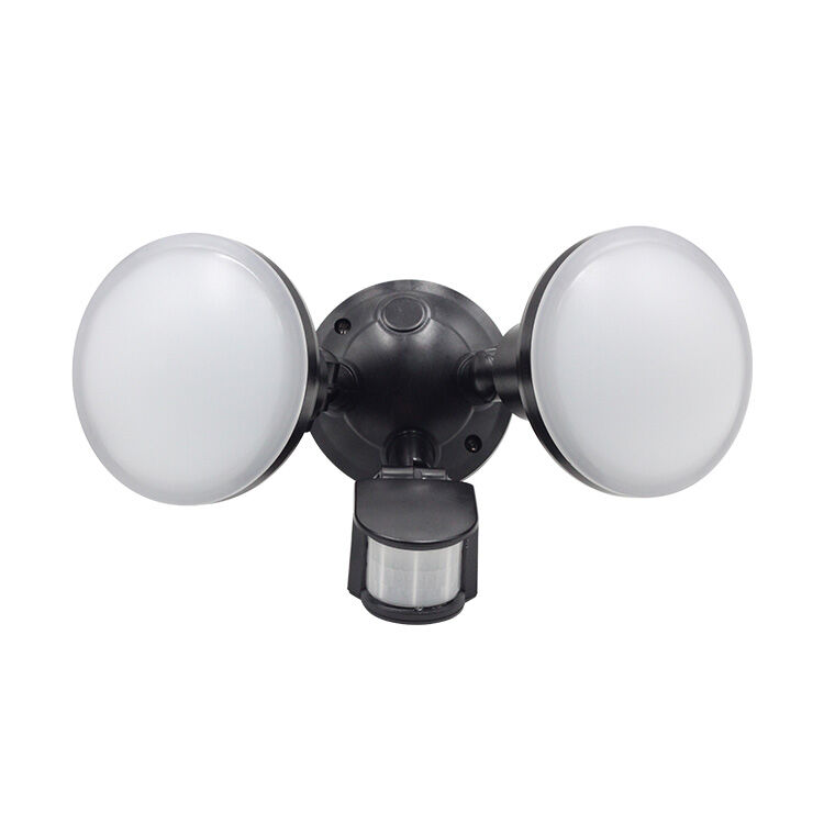 Pdlux Pd-pir2a Dual-head Led Outdoor Wall Light Ip44 Waterproof ...