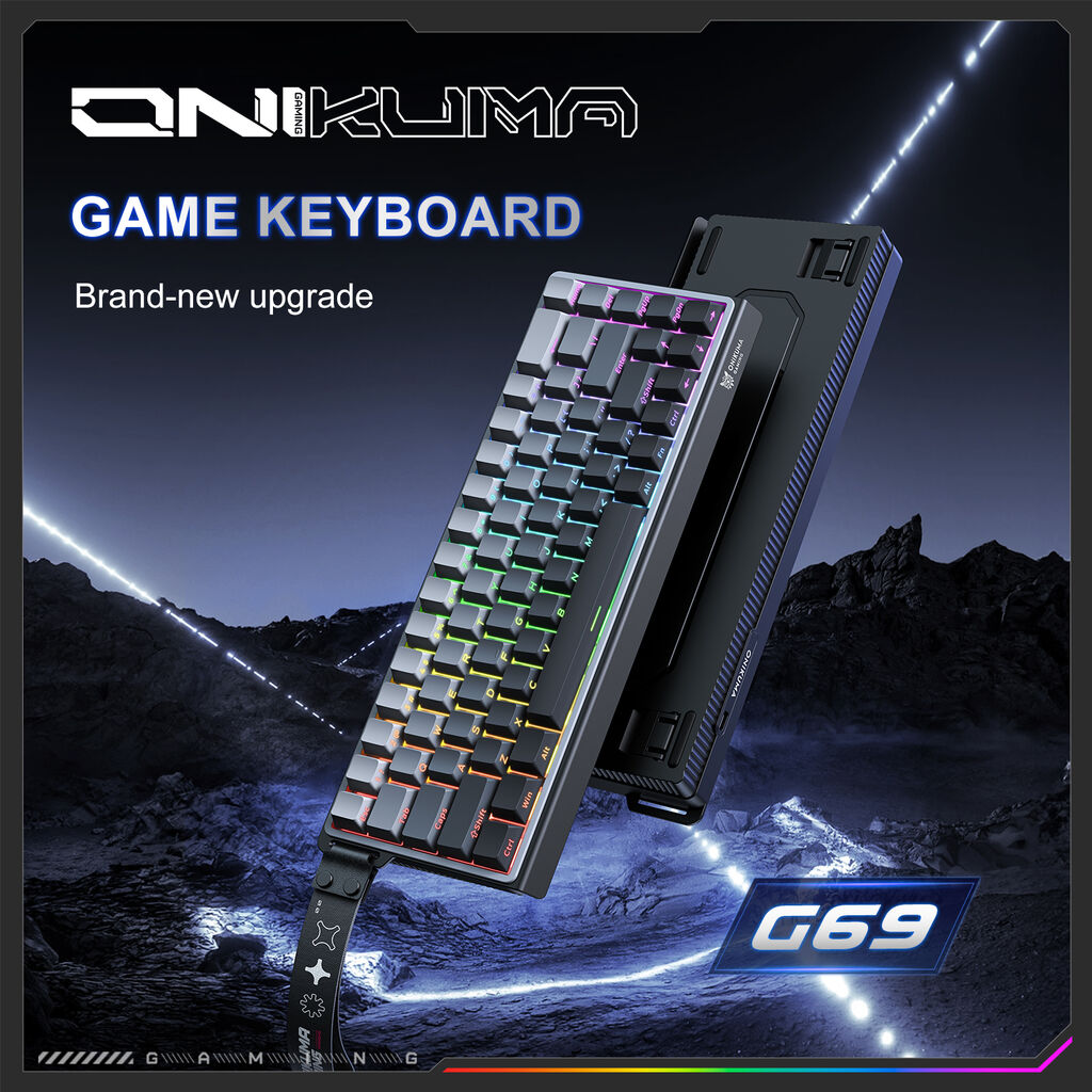 Onikuma G69 Mechanical Switch Keyboard 0.125ms Low Latency Argb ...