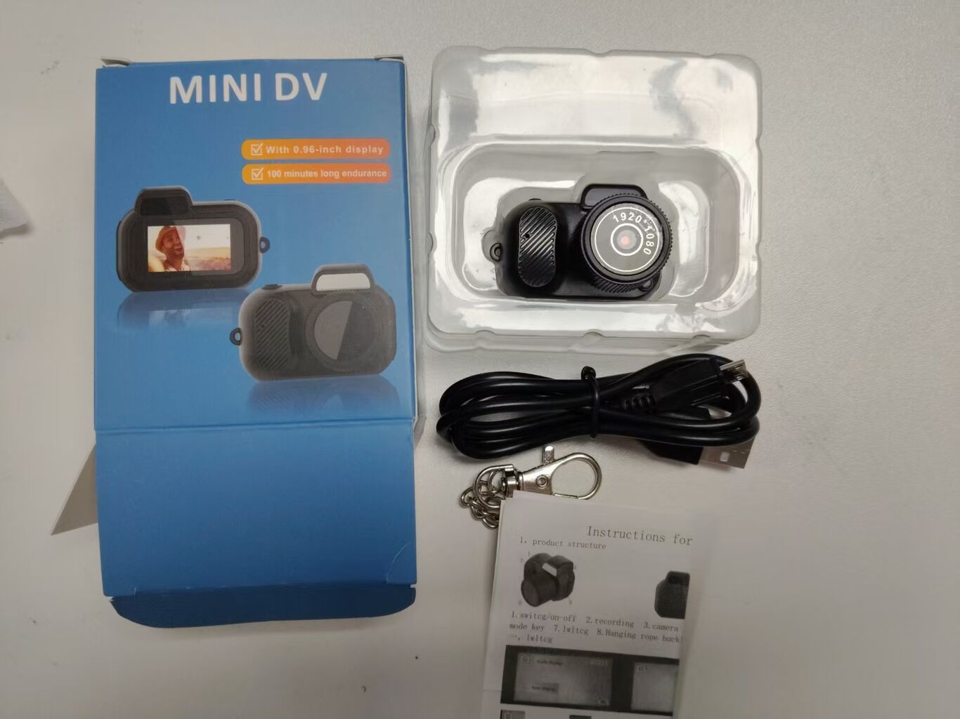 Mini Camera, Small Digital Camera 1080p Hd 2mp With Color Screen And ...