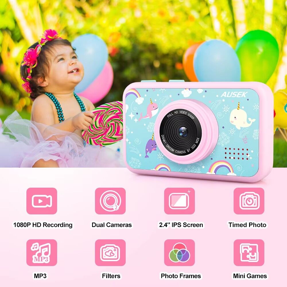 Cheap Pink Children's Camera Flash Children's Digital Camera Children ...