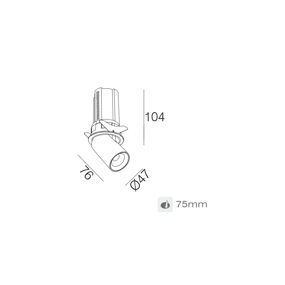 Retractable Cob Led Ceiling Spotlight Downlight 5 Years Warranty Oem ...