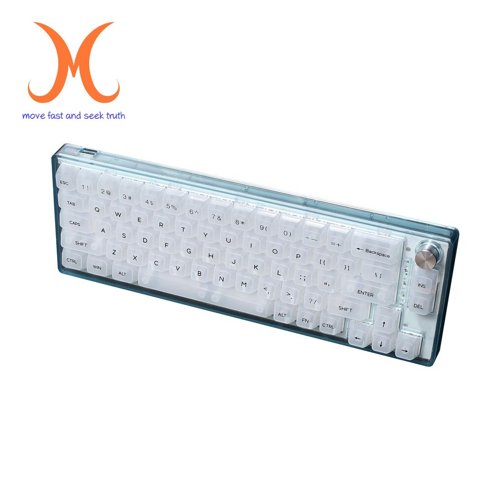 Mosen 65% Mechanical Keyboard,gaming Keyboard,wired Version,crystal ...