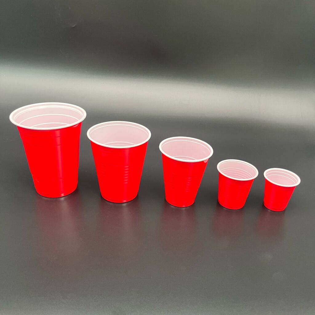 50 Pack 360ml 12oz Disposable Plastic Ps Party Red Cups $0.01 ...