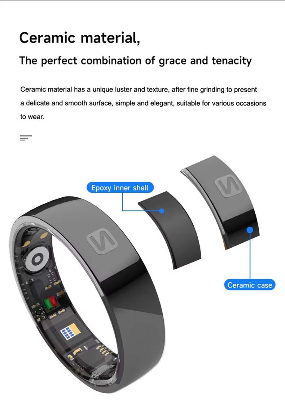 Smart Ring 2025 Phone Oem Blue Tooth Smart-ring Touch Sleep Ring Smart ...
