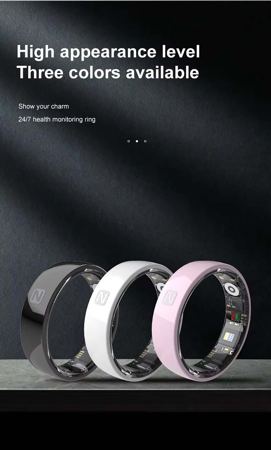 Tkb Smert Ring Nfc Access Control App Control Call Pause / Blood ...