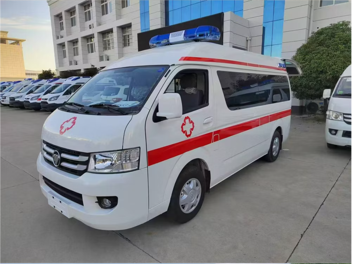 China Diesel Engine Digital Emergency Ambulance With Advanced ...