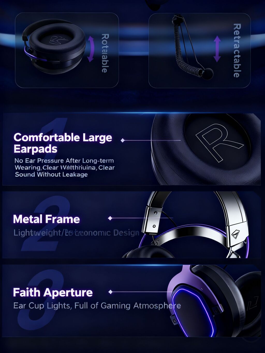 Buy China Wholesale Tri-mode Mobile Esports Headset Low-latency ...