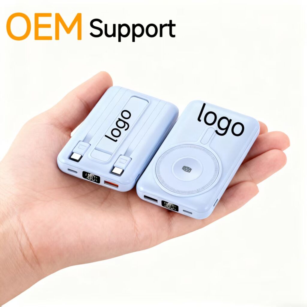 2025 Trending Oem Support Portable Pd 22.5w Fast Charging Power Bank 10000mah Wireless Magnetic ...