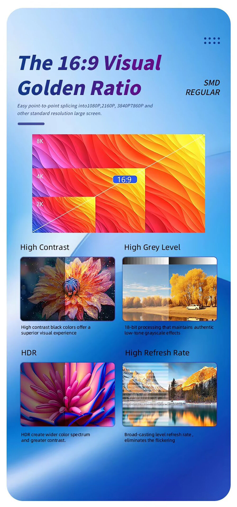 Layar Led Sewa Dinding Video Iklan Yang Dipasang Di Jalan Rak Display ...