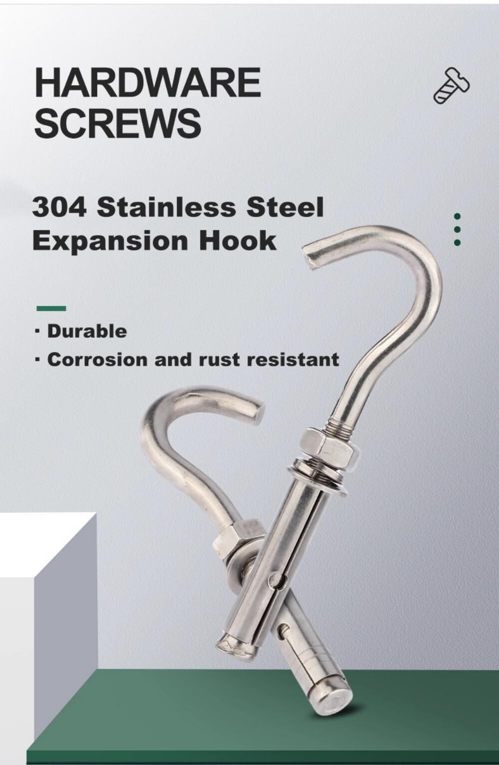 304 Stainless Steel Expansion Hook - China Wholesale Expansion Hook $0. ...