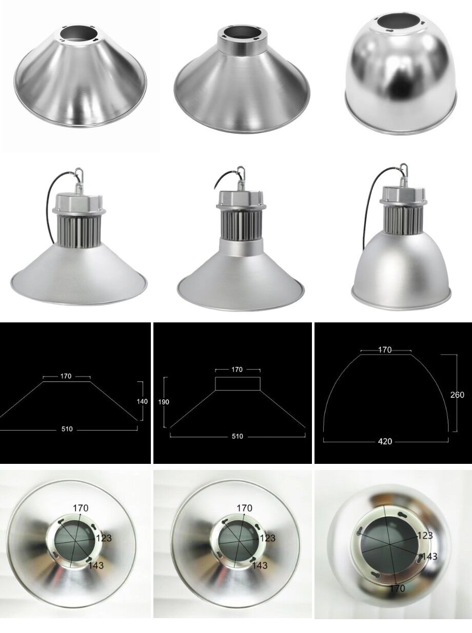 Oem Aluminum Light Reflector Low Bay Aluminum Reflector Aluminum Led ...