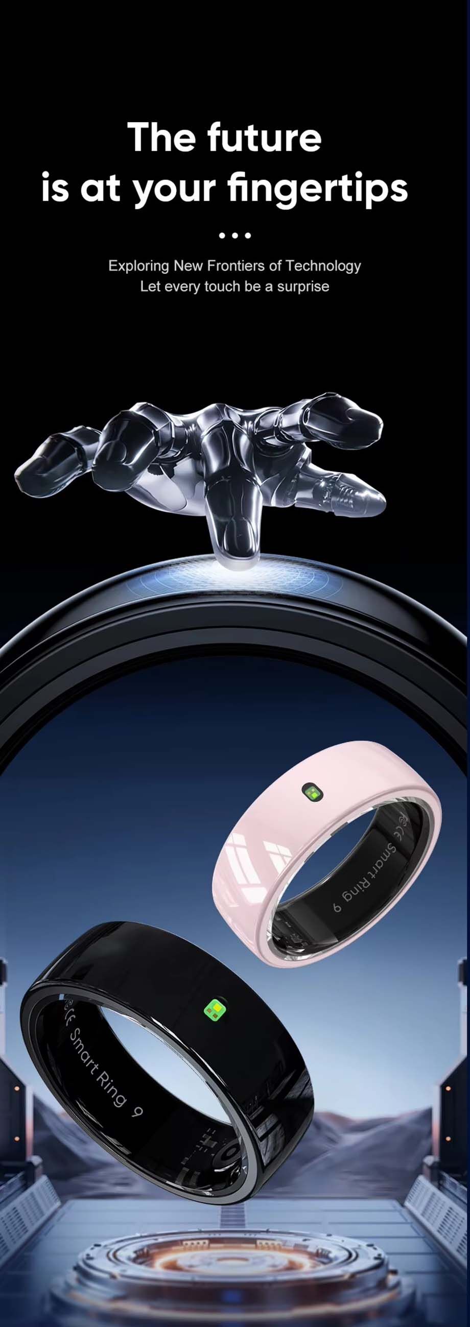 Factory Direct High Quality China Wholesale Smart Health Ring Charger ...