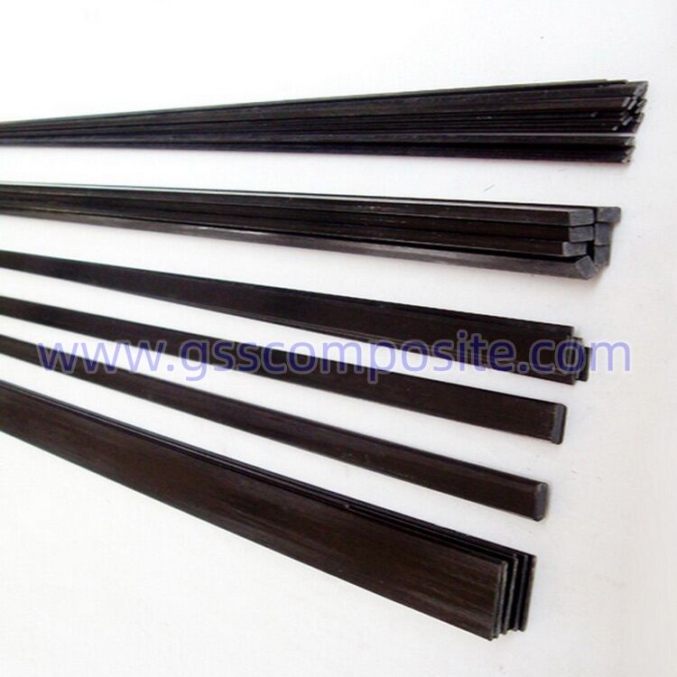 Factory Custom Cfrp Carbon Fiber Strips Flat Shape Bars 12k Carbon ...
