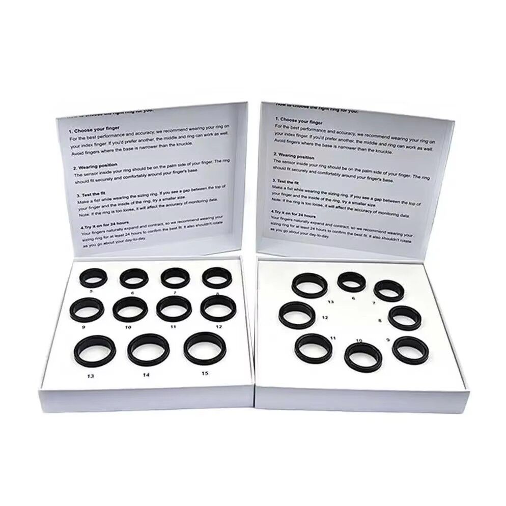 Custom Setting Measure Finger Gauge Size Rings Set Ring Sizer Kit Tool ...