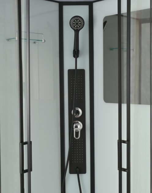 Bulk Buy China Wholesale Pentagonal Black Border Luxury Shower Room ...