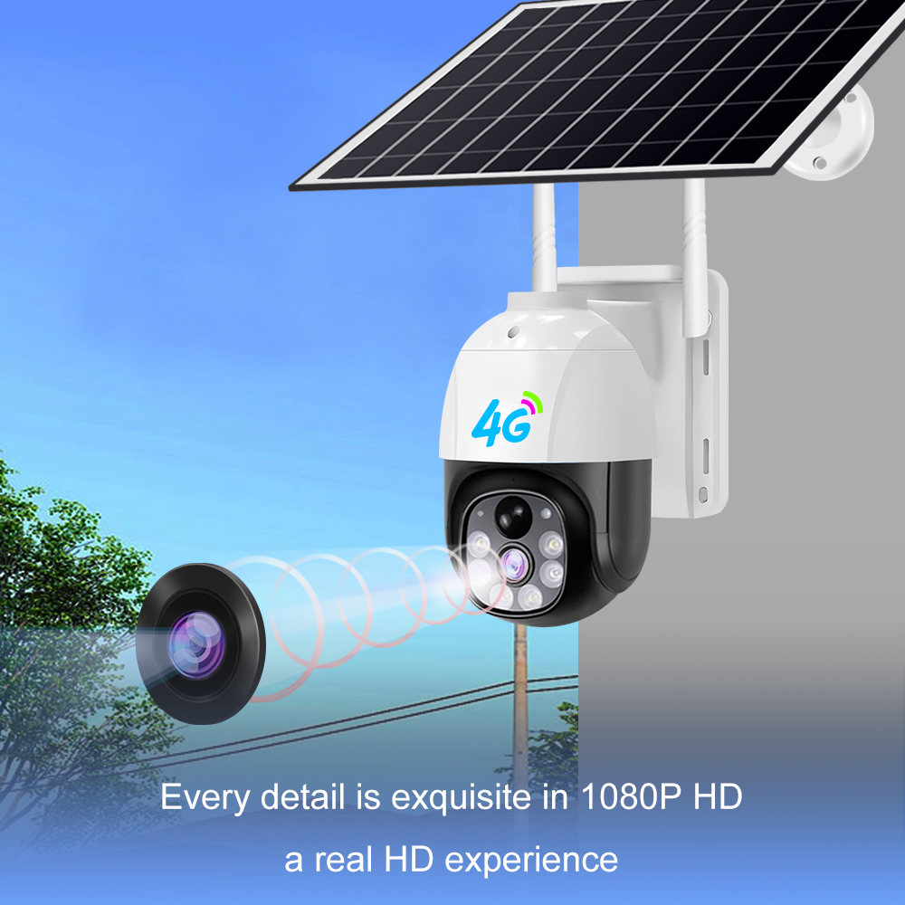 Outdoor Waterproof Ip66 3mp Solar Battery Powered Camera - Solar Power ...