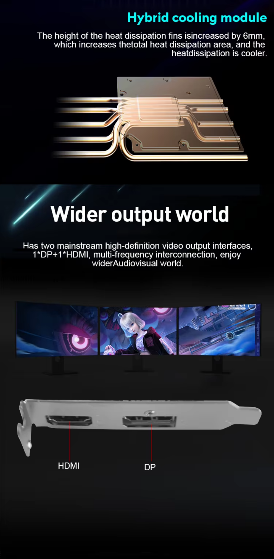 Hot Sale Gt1030 Desktop Low Profile Graphics Card With 384 Cuda Cores ...