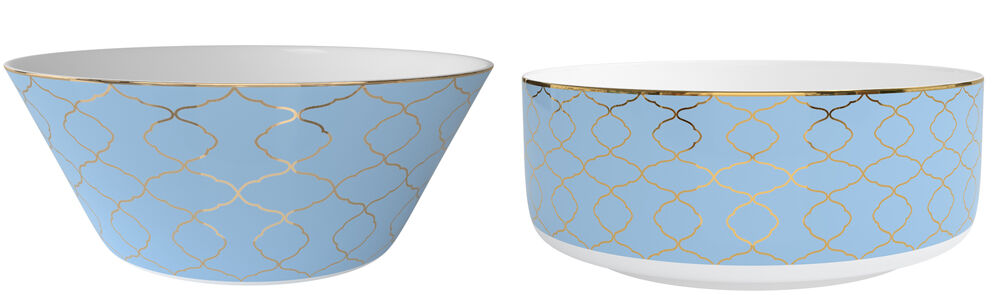 Blue Dinner Sets Bone China Tableware Includes Wedding Plates Set 12 ...