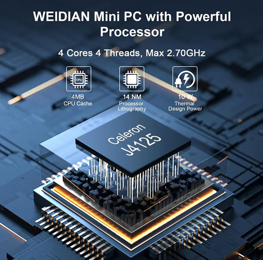 Achetez en gros Mini Pc Portable Celeron 11ème Génération Avec Windows ...