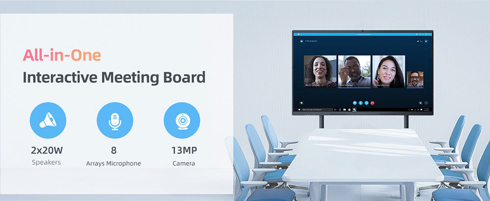 Split Screen Display Smart Board, , Wireless Screen Sharing, 400nites ...