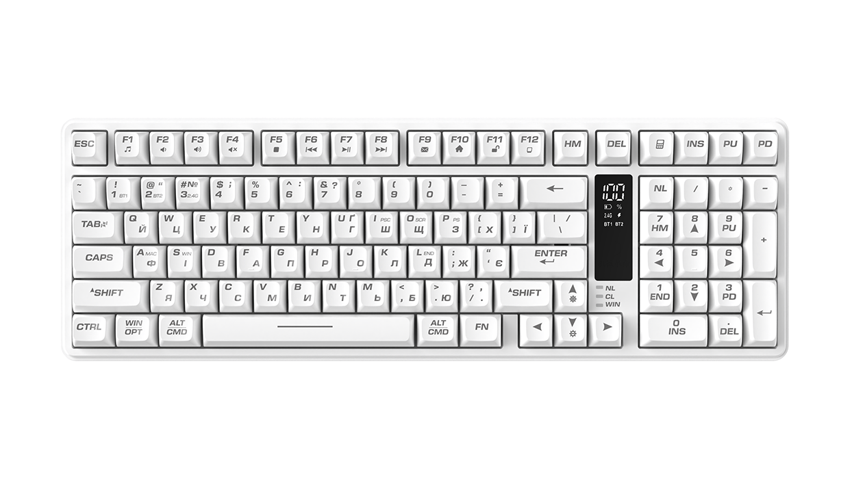 99-key Wireless Keyboards ,glowing Characters,rgb Light,uipped With ...