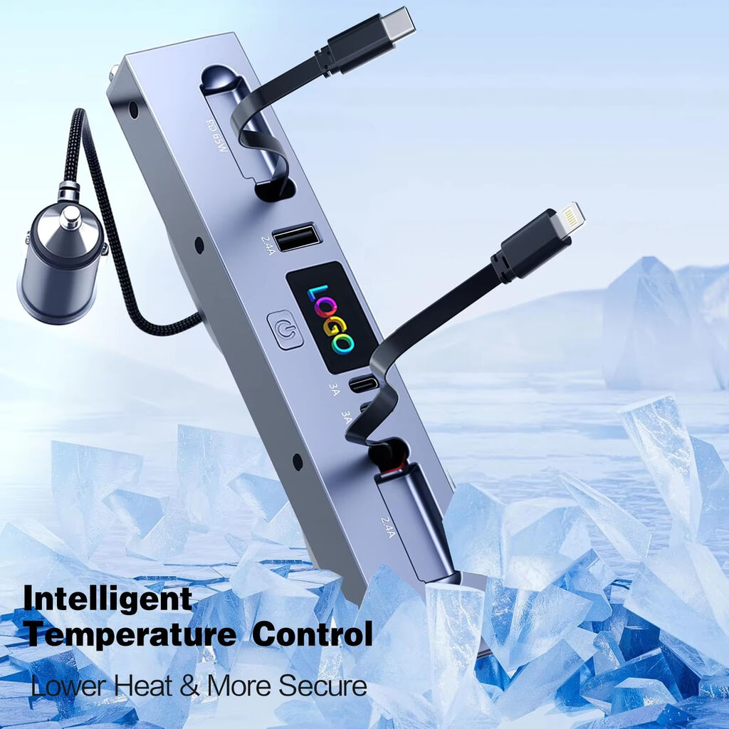 N Retractable 5-port Fast Charging Usb Hub For Tesla Model 3 Highland ...