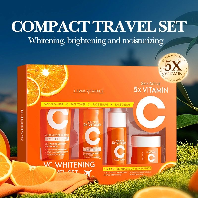 Best-selling Five-step Vc Whitening And Moisturizing Set For Facial ...