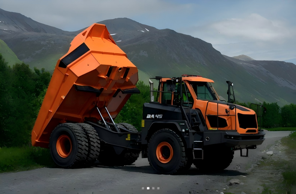 41t Payload Da45 Heavy Duty Dump Truck Articulated Mining Truck, Truck ...