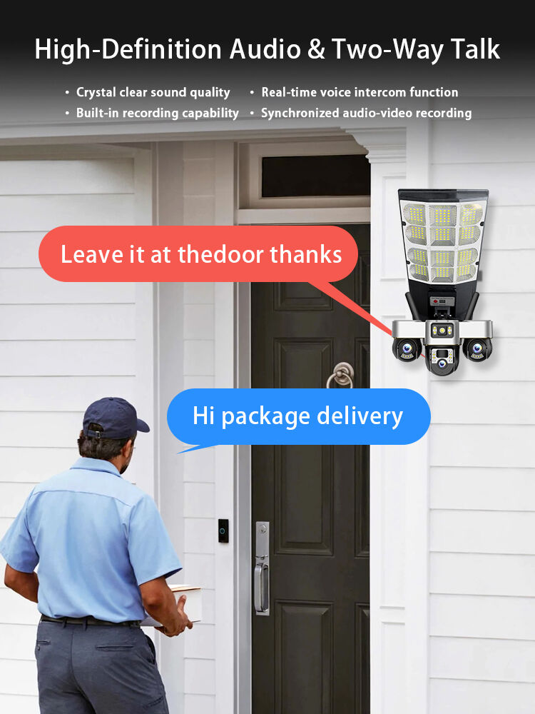 High Resolution 6mp Solar Powered Ptz Floodlight Camera Wireless ...