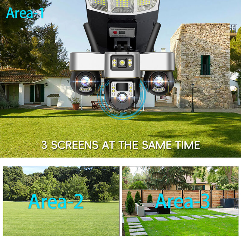 High Resolution 6mp Solar Powered Ptz Floodlight Camera Wireless ...